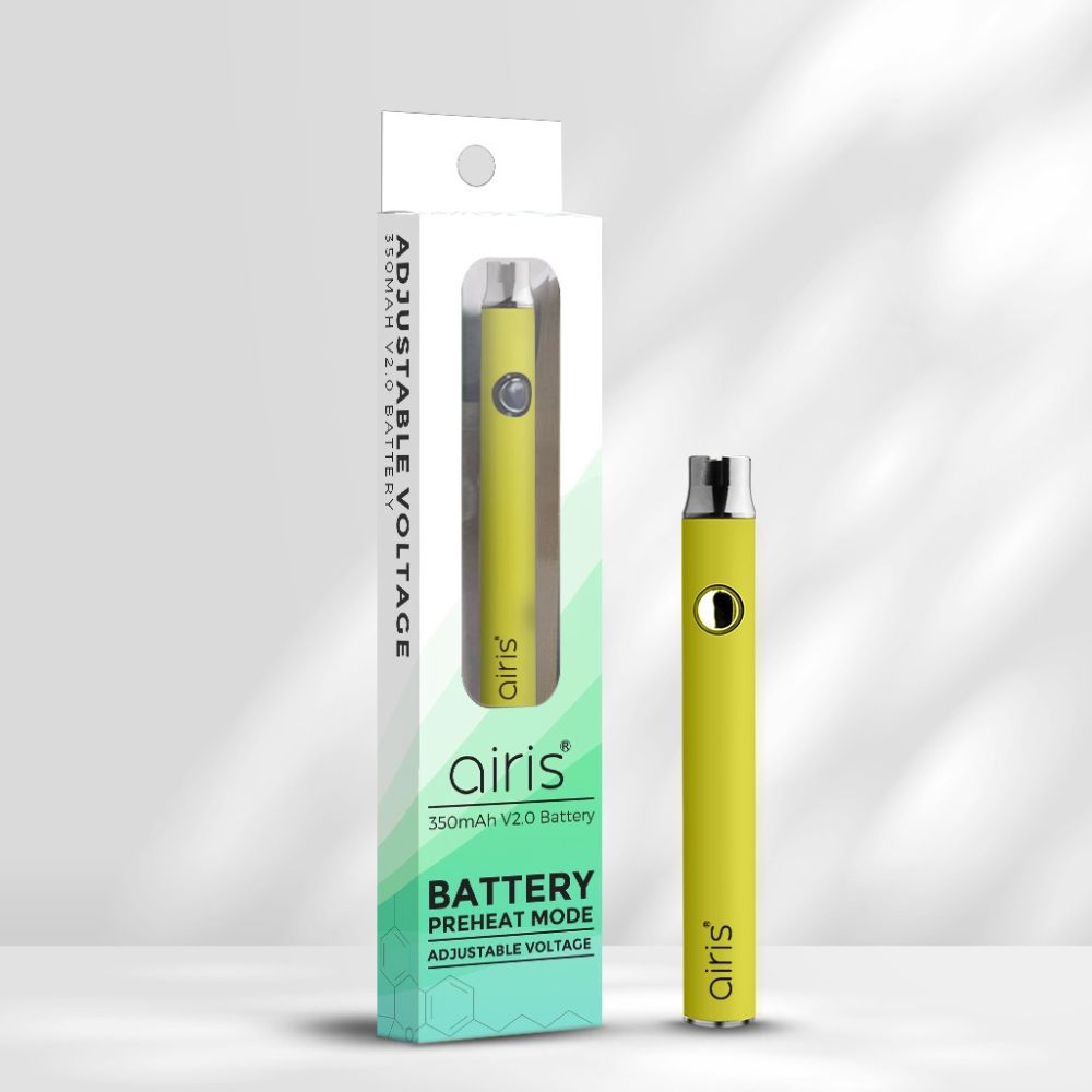Airis 350mAh 510 Cart Battery | Button Pen Style USB-C