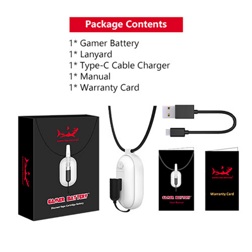Hamilton Devices Gamer Battery for Sale | Hands-Free 510 Vape