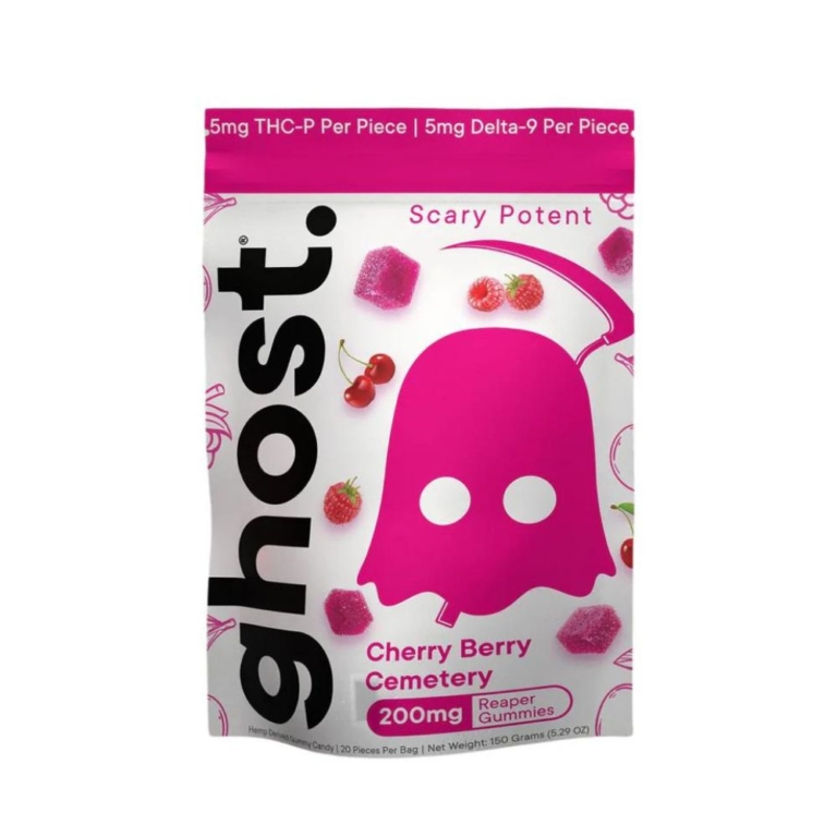 Ghost Reaper Gummies | Delta-9 + ThcP | 200mg Pack of 20
