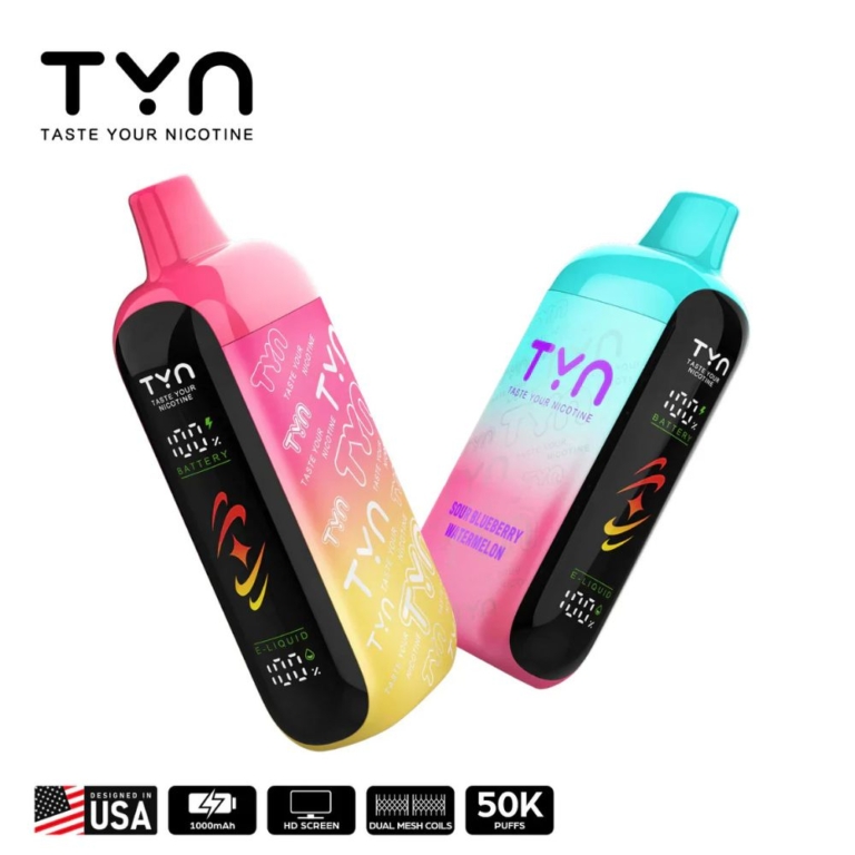 TYN 50K Disposable Vape – 50,000 Puff High-Capacity Pen