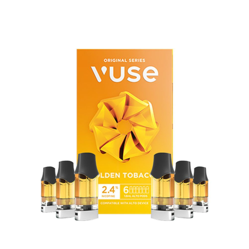 Vuse Alto Golden Tobacco Pods 2.4% - 6 Pack | Discount Vape Pen