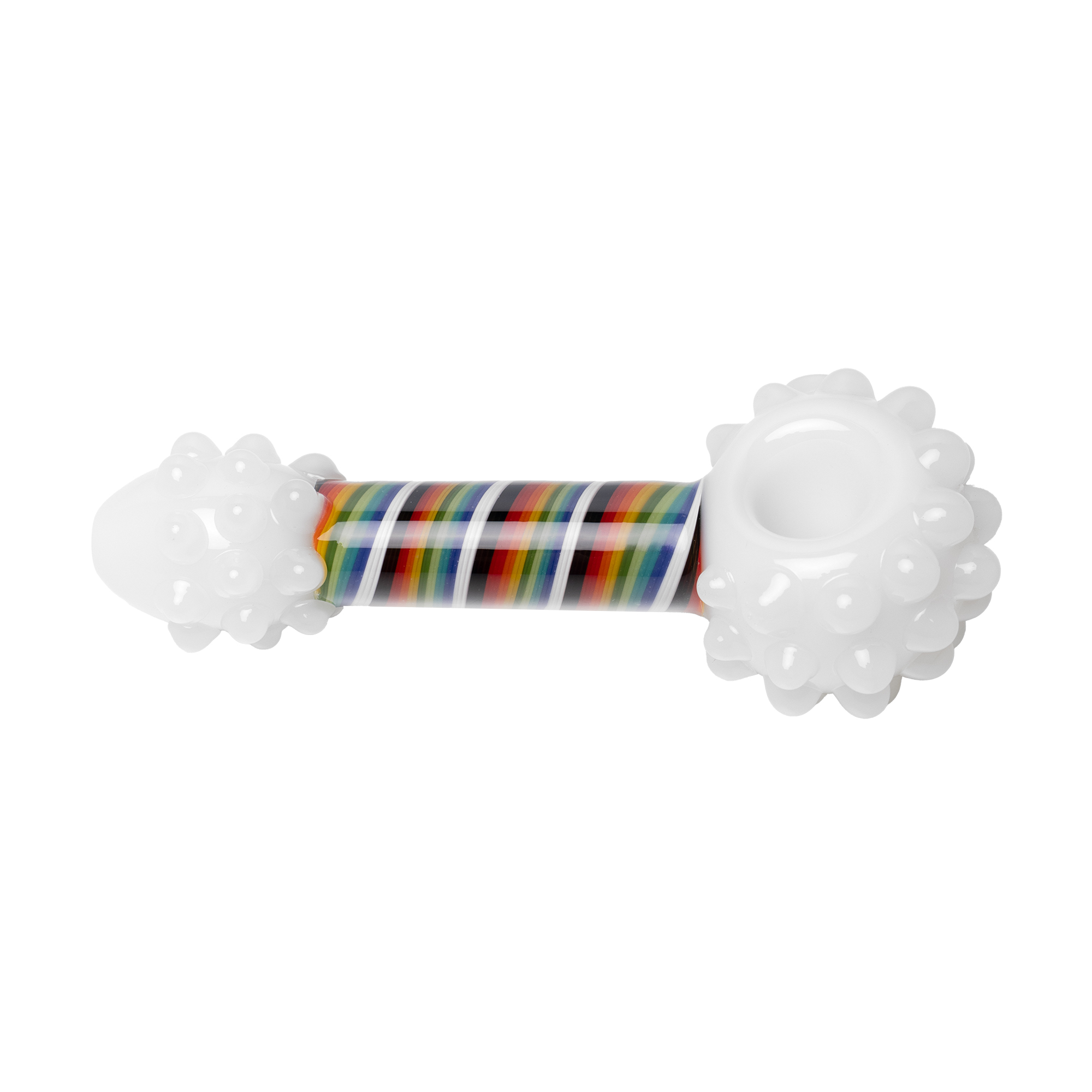 Human Grade Rainbow Spoon Pipe 4.5" – $21.99